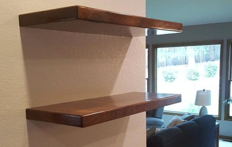 How to Make a Sturdy DIY Floating Shelf With Brackets - WillyHomes