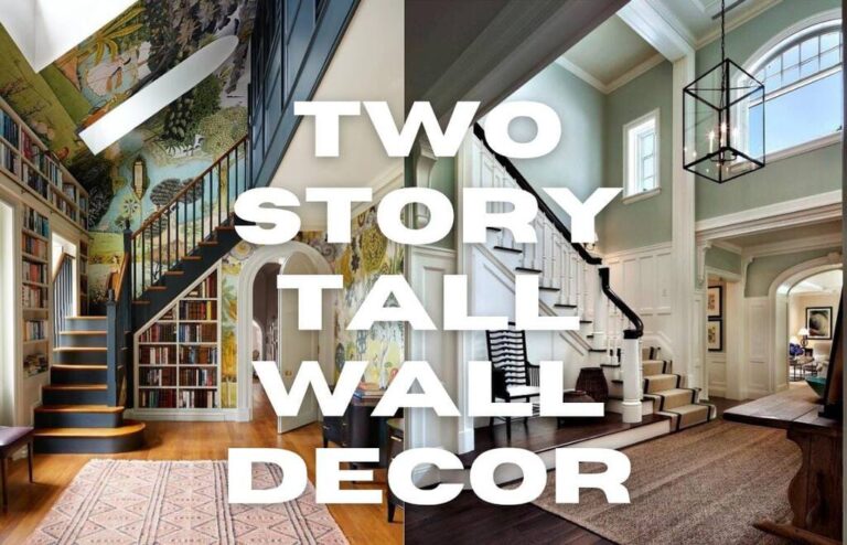 Best 10 Two-Story Tall Wall Decor Ideas - WillyHomes