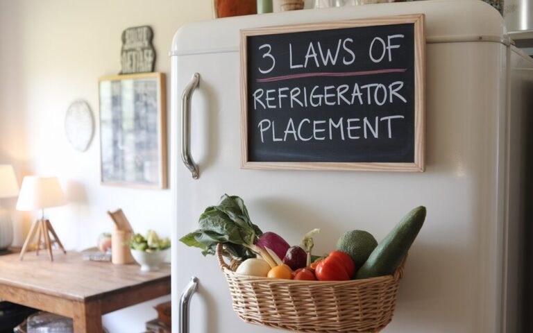 How Can I Follow the 3 Laws of Refrigerator Placement? - WillyHomes