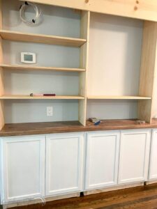 How to Build Built-In Shelves: Our DIY Library Wall - WillyHomes