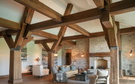 18 Wood Ceiling Beam Ideas for the Living Room - WillyHomes