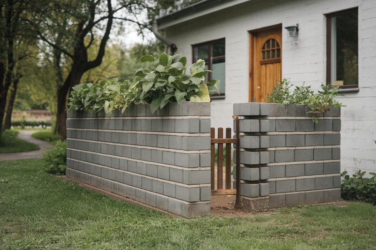 Top 7 DIY Cinder Block Fence Ideas to Try Today - WillyHomes