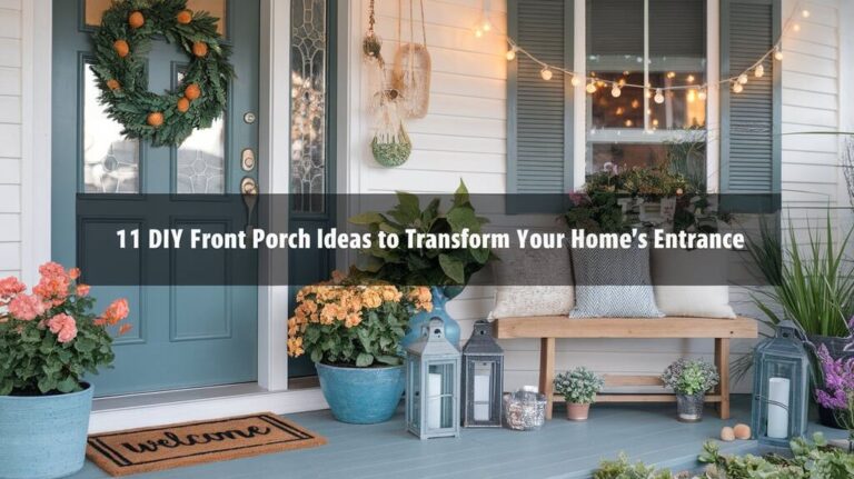 11 DIY Front Porch Ideas to Transform Your Home’s Entrance - WillyHomes
