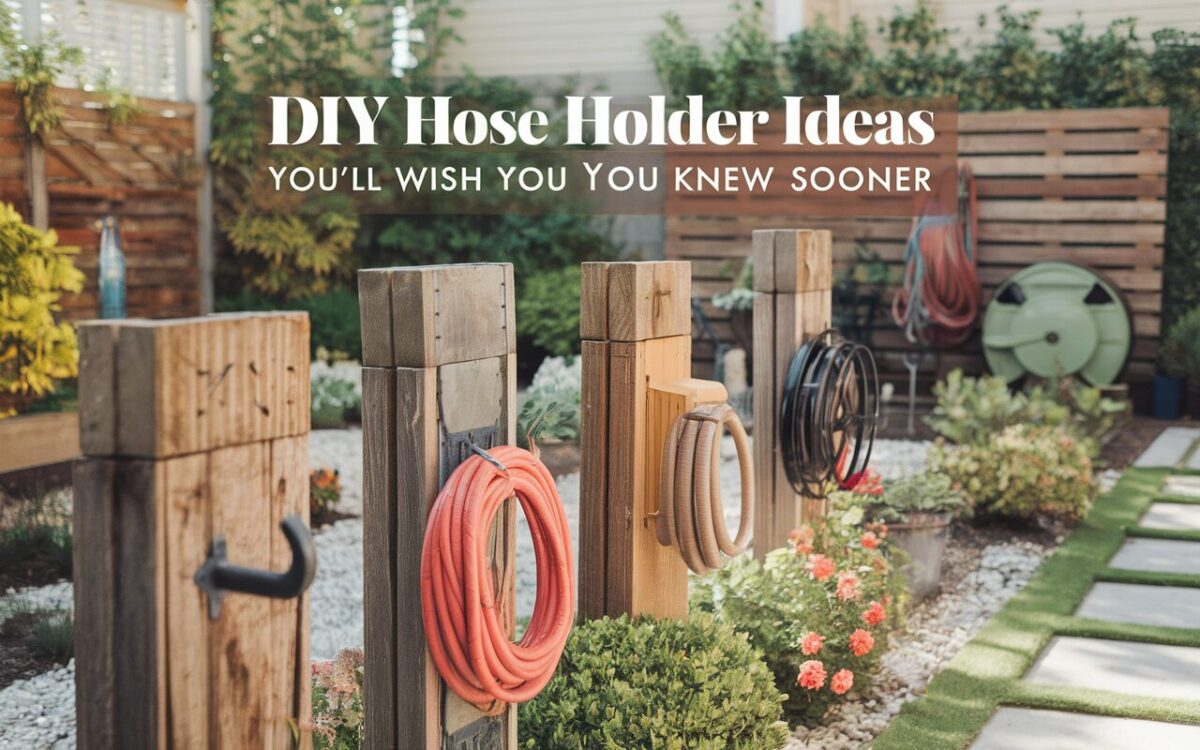 10 Genius DIY Hose Holder Ideas to Try Today - WillyHomes