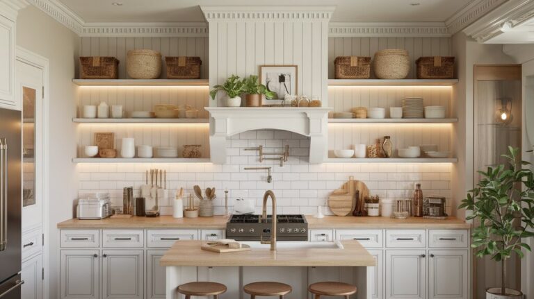 7 Genius Ideas for Closing Space Above Kitchen Cabinets - WillyHomes