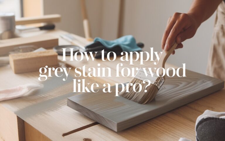 How to Apply Grey Wood Stain for a Pro Finish - WillyHomes