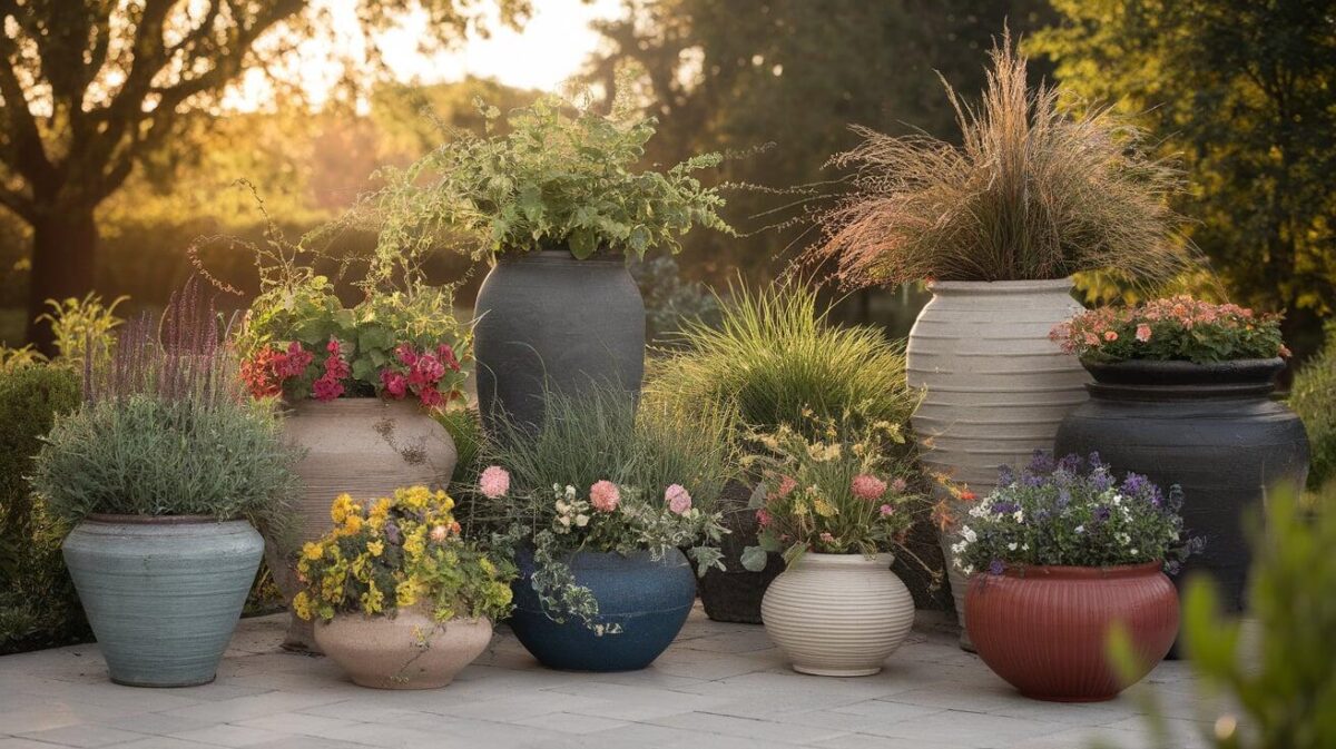 10 Inexpensive Large Outdoor Planters to Wow - WillyHomes