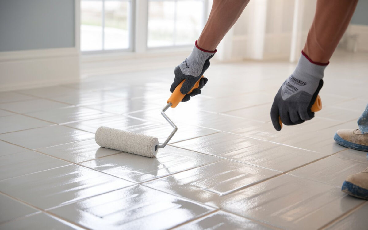 Easy DIY: How to Paint Ceramic Tile Floors Like a Pro - WillyHomes