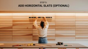 DIY Wood Slat Wall with Easy Simple Steps - WillyHomes