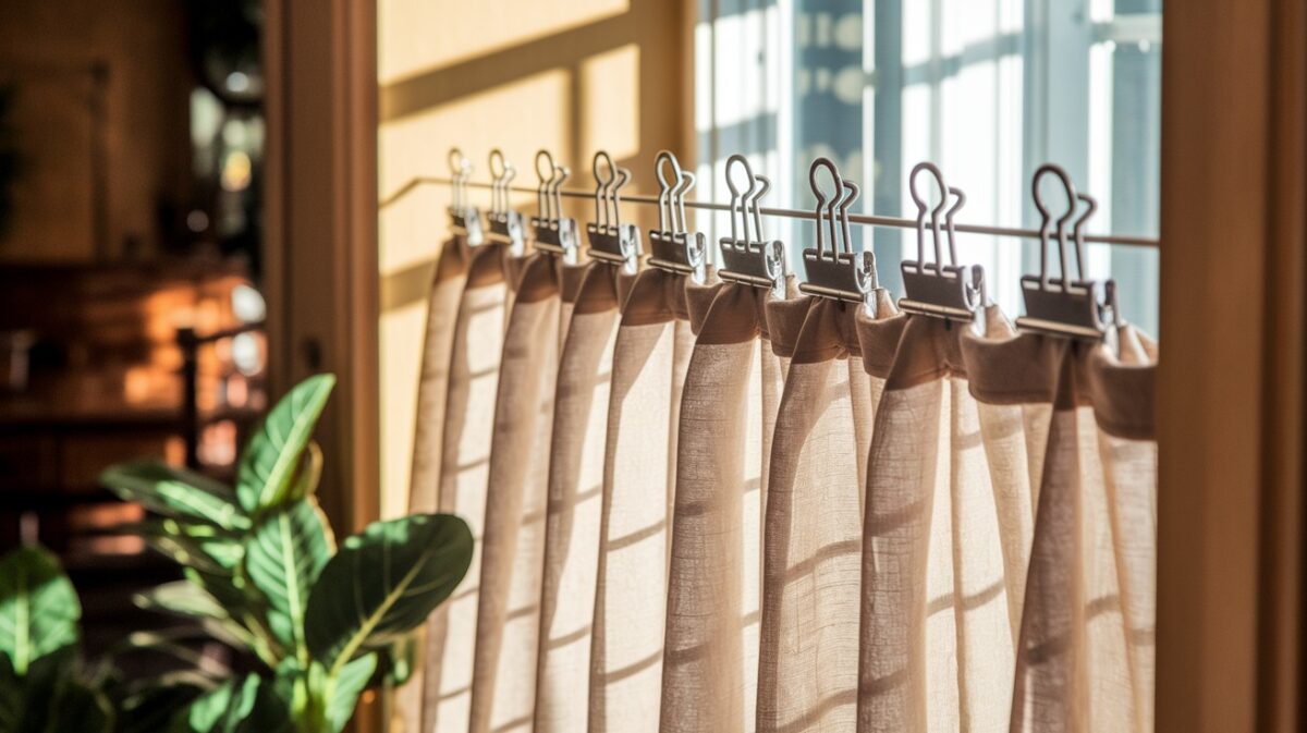 15 Creative Ways to Hang Curtains Without a Rod - WillyHomes
