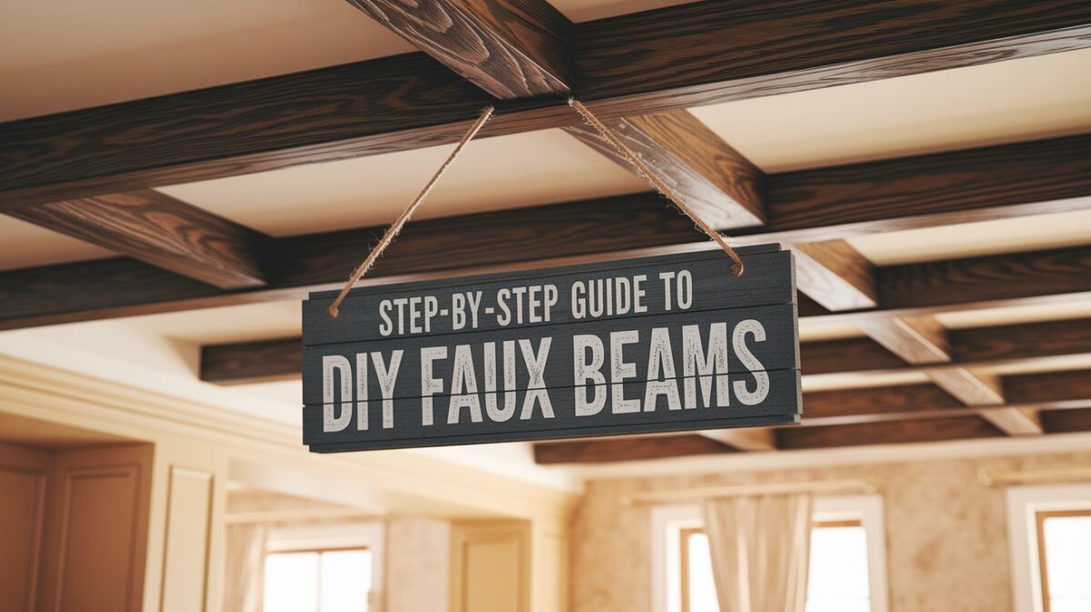 Step-by-Step Guide to DIY Faux Beams - WillyHomes