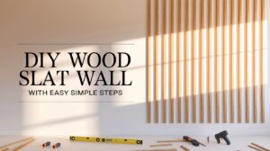 DIY Wood Slat Wall with Easy Simple Steps - WillyHomes