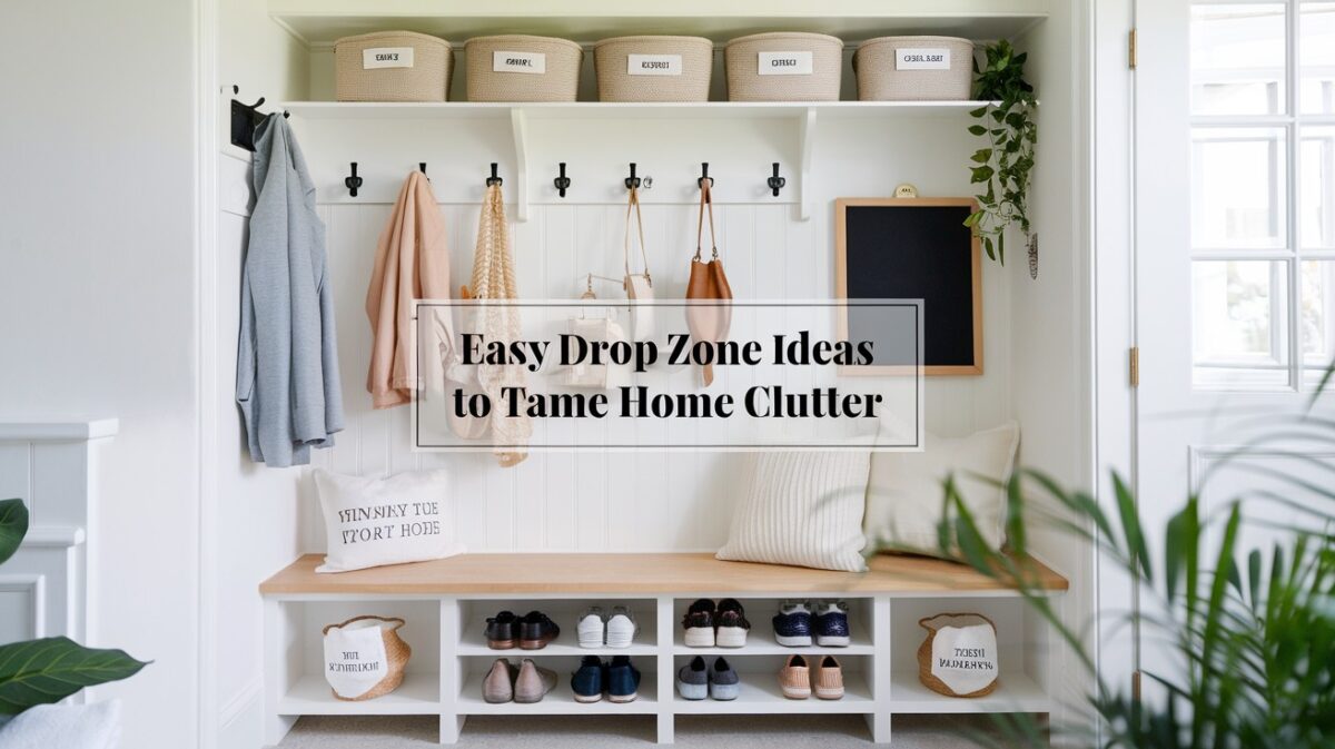 31 Easy Drop Zone Ideas to Tame Home Clutter - WillyHomes