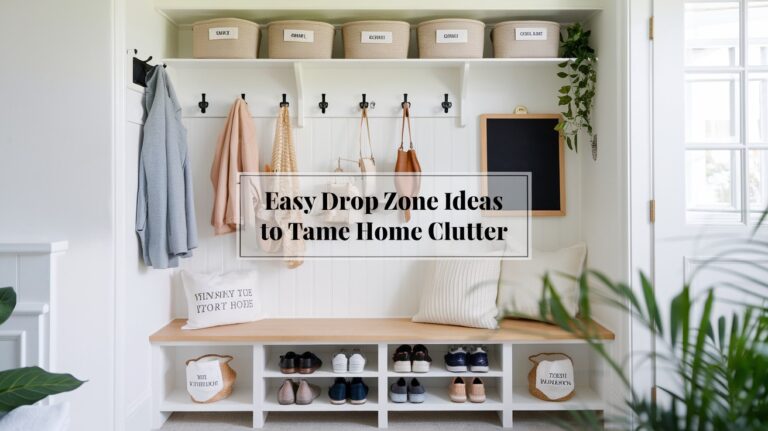 31 Easy Drop Zone Ideas to Tame Home Clutter - WillyHomes
