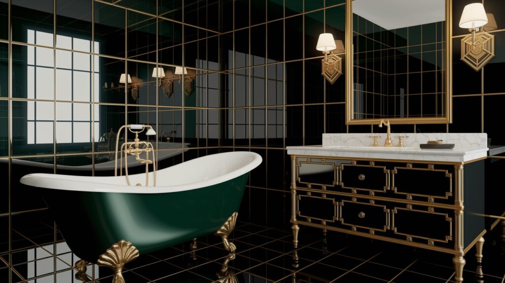 25 Inspiring Art Deco Bathroom Ideas You'll Love - WillyHomes