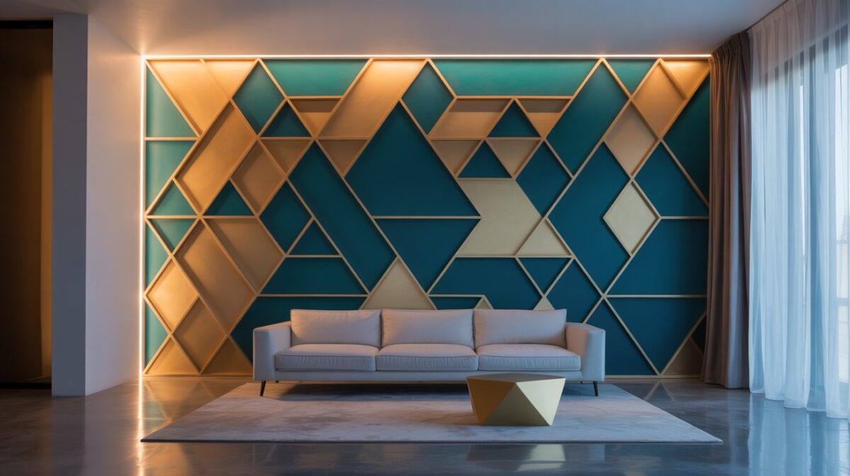 DIY Geometric Accent Walls: Tips, Tricks & Design Ideas - WillyHomes