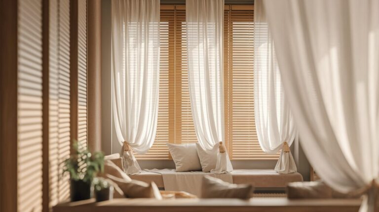 7 Creative Curtains Over Blinds Ideas for Every Room - WillyHomes