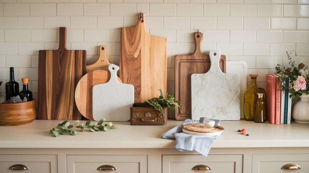 How to Display Cutting Boards on the Kitchen Counter - WillyHomes