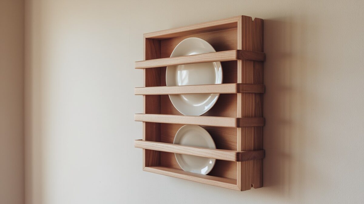 21 DIY Plate Rack Ideas for Kitchen Storage & Display - WillyHomes