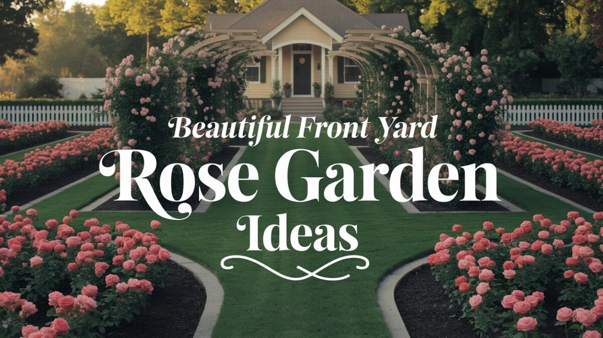 15 Beautiful Front Yard Rose Garden Ideas to Transform Your Curb Appeal - WillyHomes