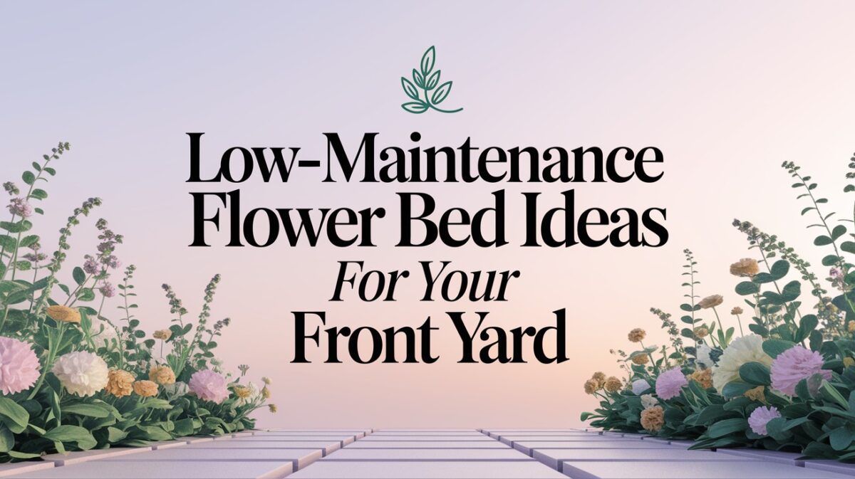 15 Low-Maintenance Flower Bed Ideas for Your Front Yard - WillyHomes