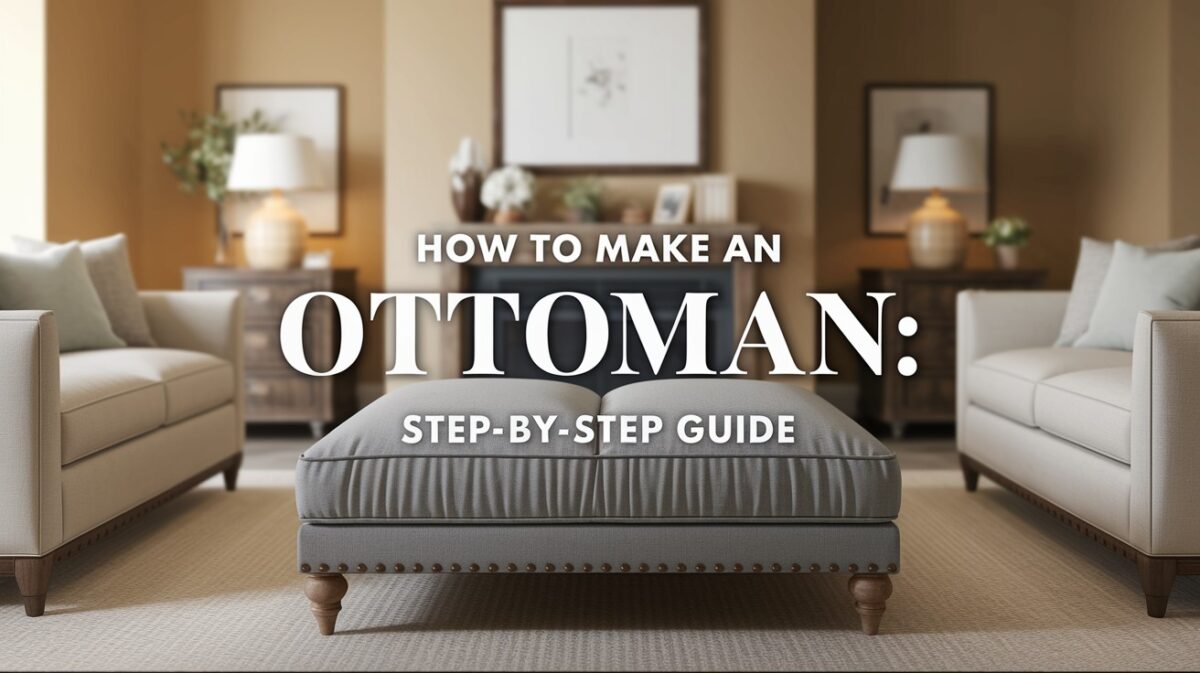 How to Make an Ottoman: Step-by-Step Guide - WillyHomes