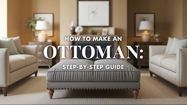 How to Make an Ottoman: Step-by-Step Guide - WillyHomes