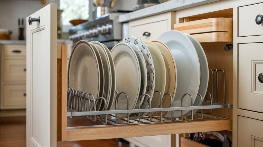 21 DIY Plate Rack Ideas for Kitchen Storage & Display - WillyHomes