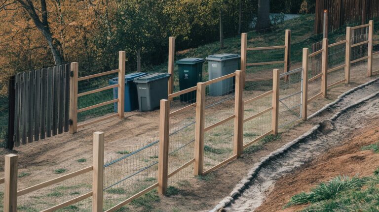 15 Easy DIY Garbage Can Fence Ideas That Hide Bins - WillyHomes