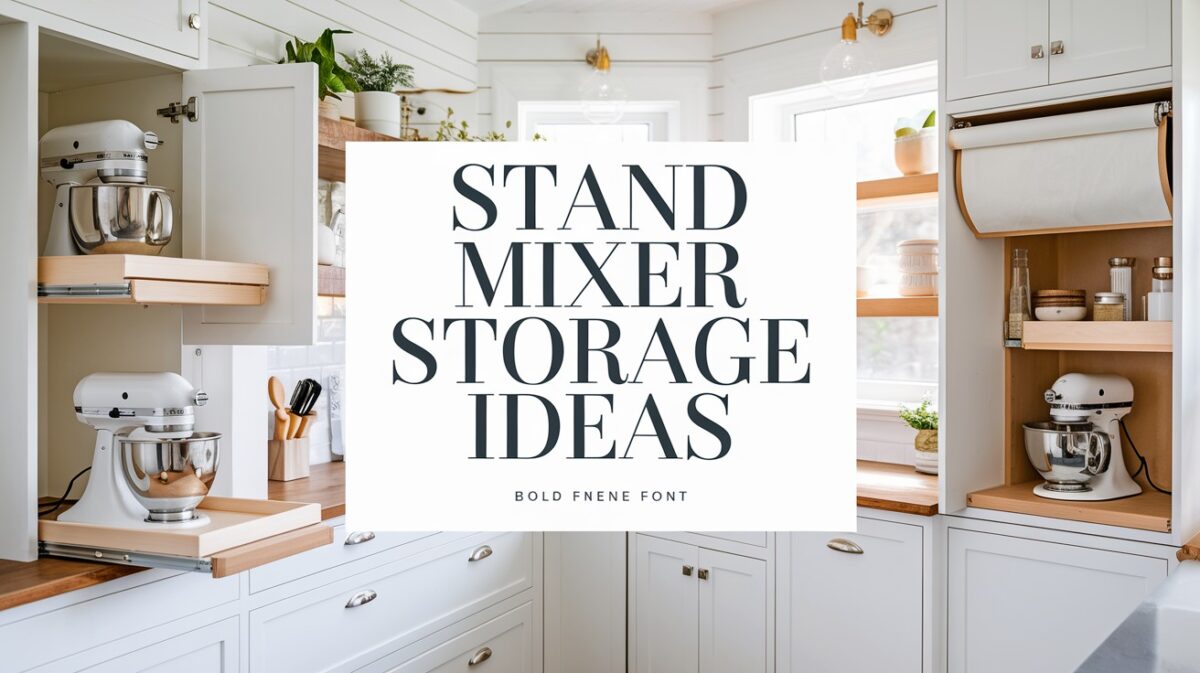 17 Stand Mixer Storage Ideas That Actually Work - WillyHomes