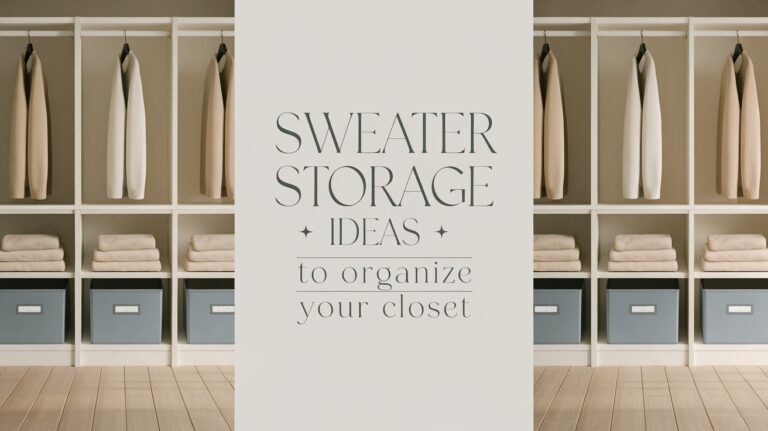 21 Sweater Storage Ideas to Organize Your Closet - WillyHomes