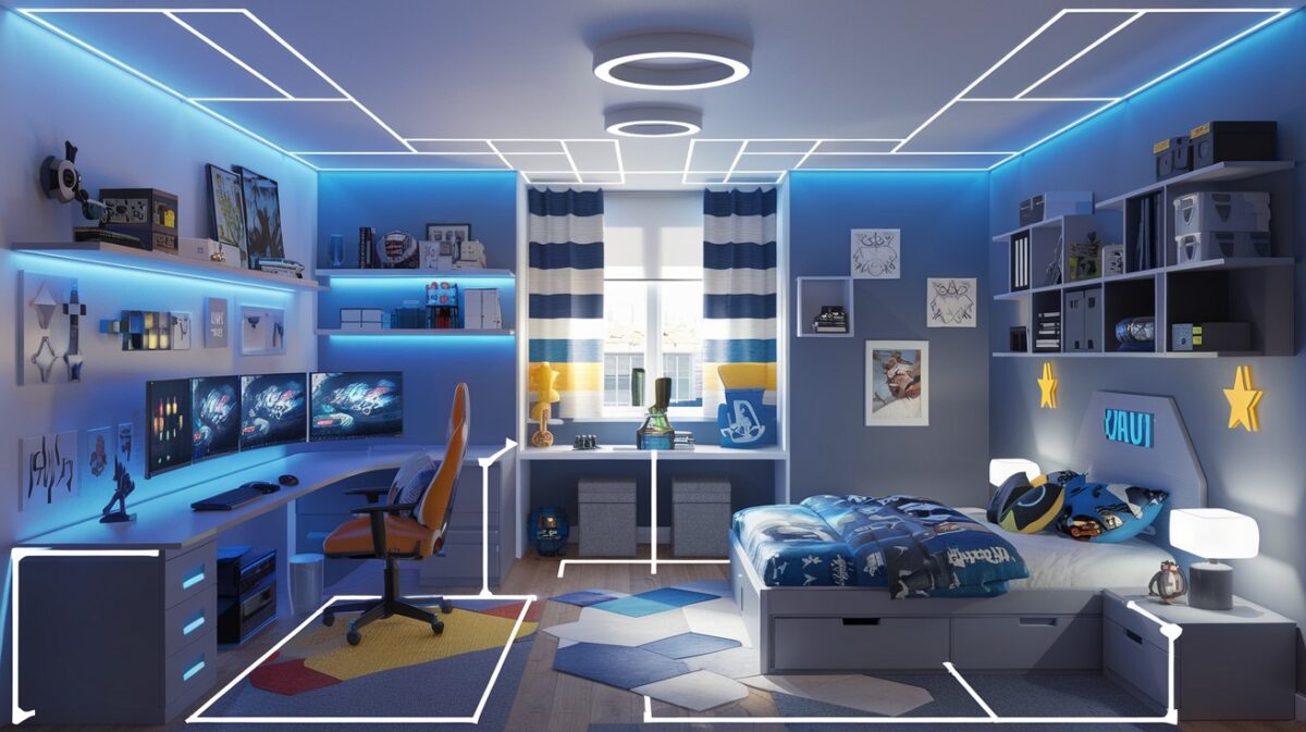 29 DIY Boy Gaming Bedroom Projects & Ideas - WillyHomes
