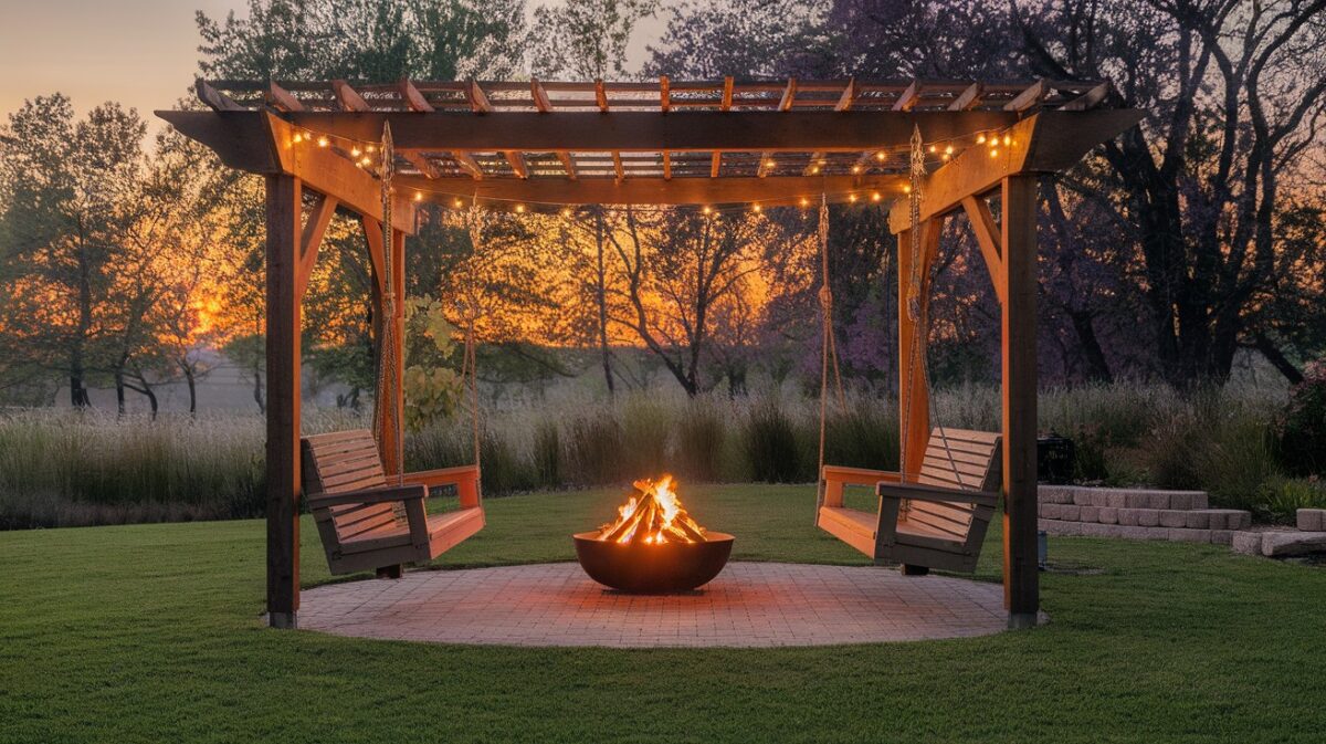2 Swing Fire Pit Plans: Step by Step Guide - WillyHomes