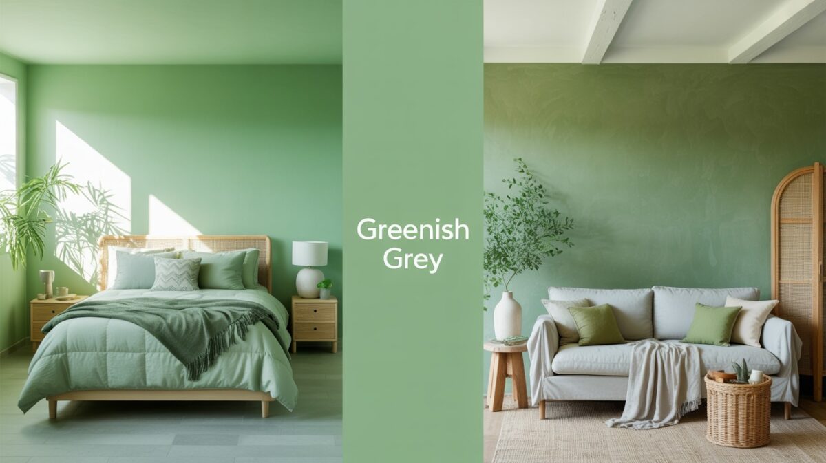 Greenish Grey: The Perfect Green-Gray Paint Blend - WillyHomes