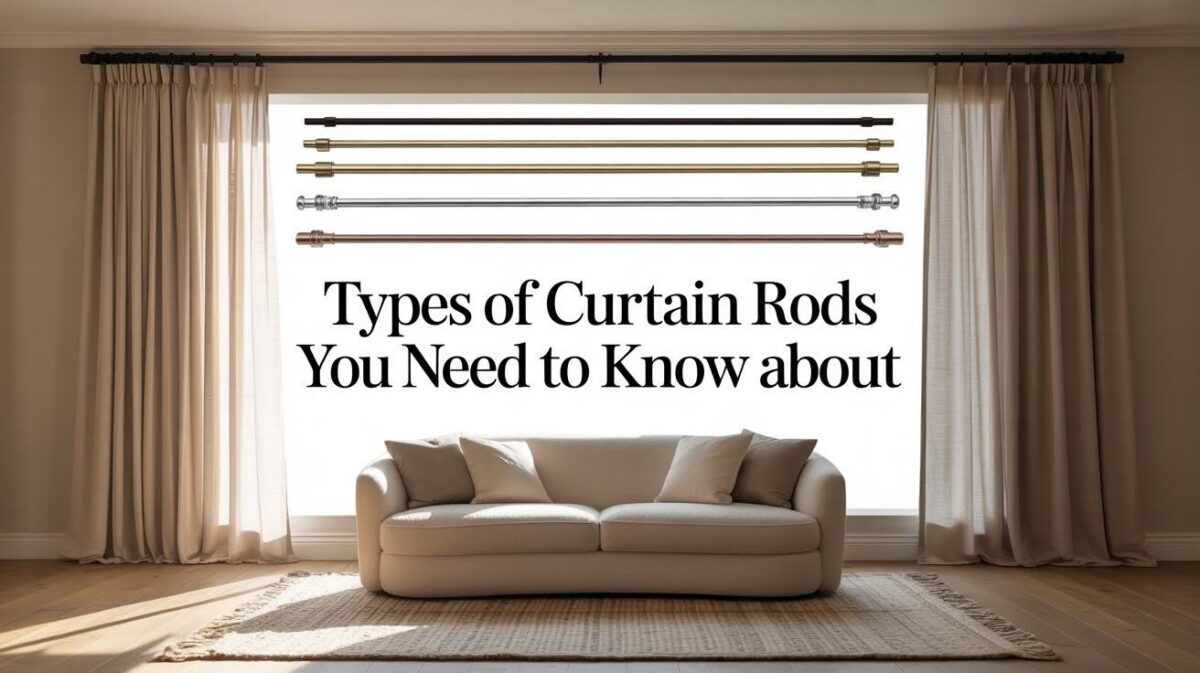 11 Types of Curtain Rods You Need to Know About - WillyHomes