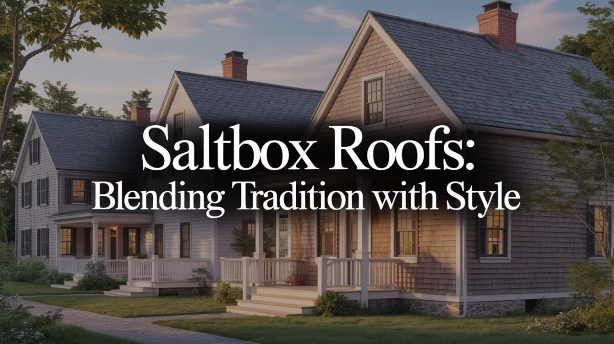 Saltbox Roofs: Blending Tradition with Style - WillyHomes