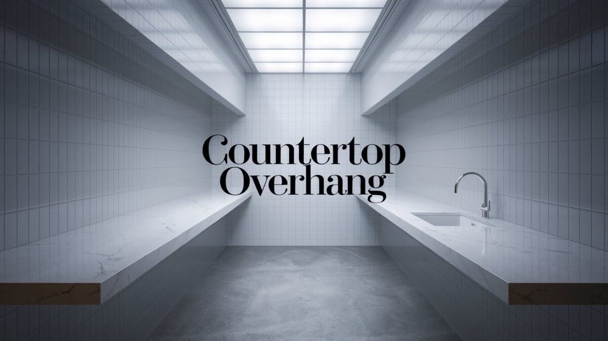 Countertop Overhang: Standards, Mistakes & Best Practices - WillyHomes
