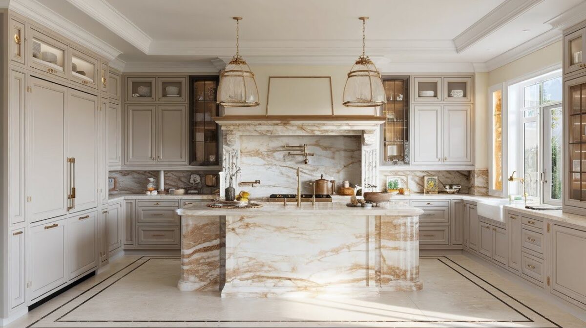 19 Beautiful Greige Kitchen Cabinets Ideas & Guide - WillyHomes