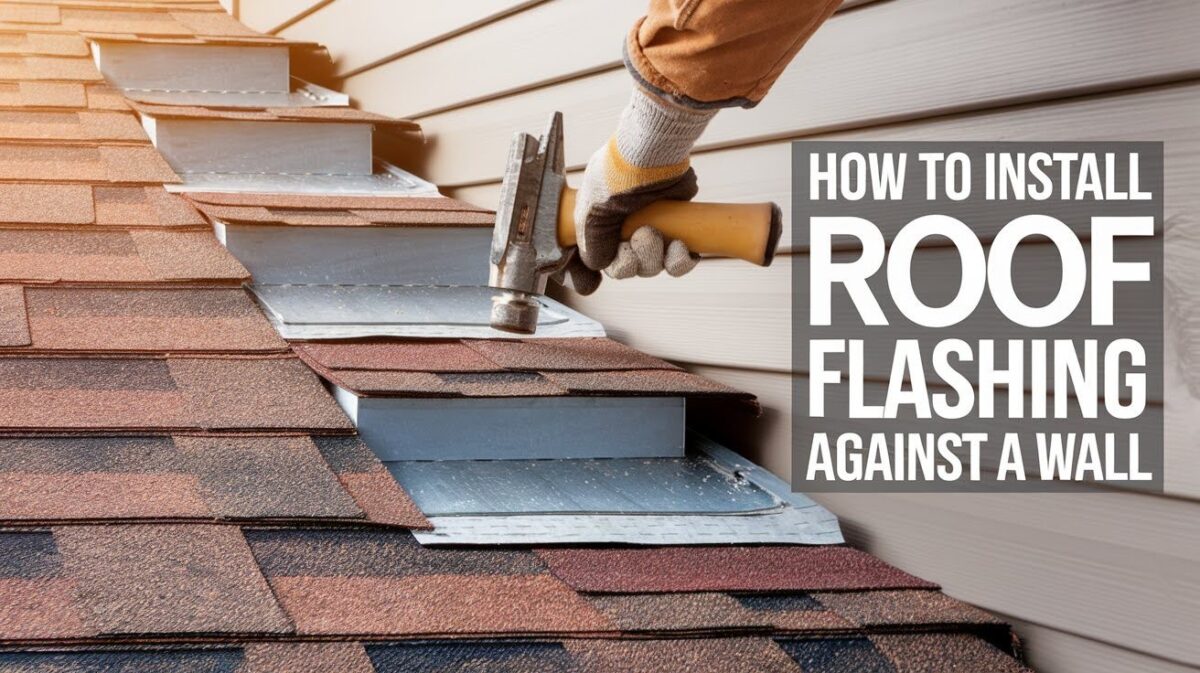 How to Install Roof Flashing Against a Wall - WillyHomes
