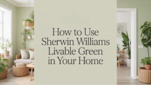 How to Use Sherwin Williams Livable Green in Your Home - WillyHomes