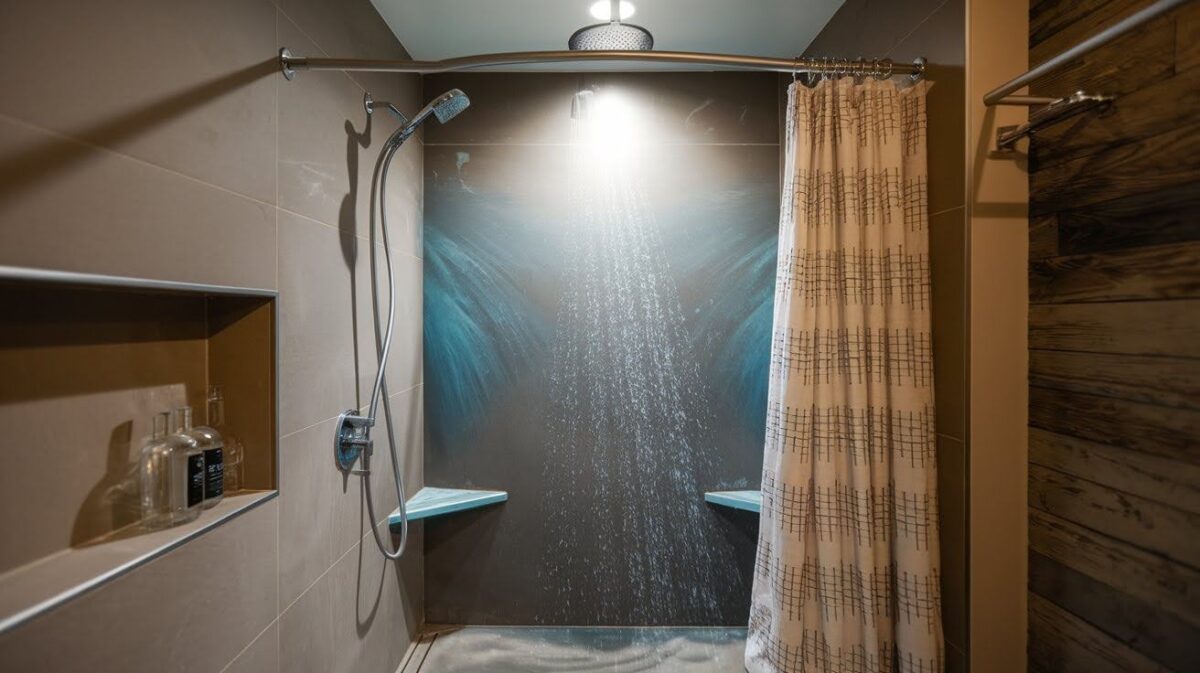 Step-by-Step Guide to Walk-In Showers with Curtains - WillyHomes