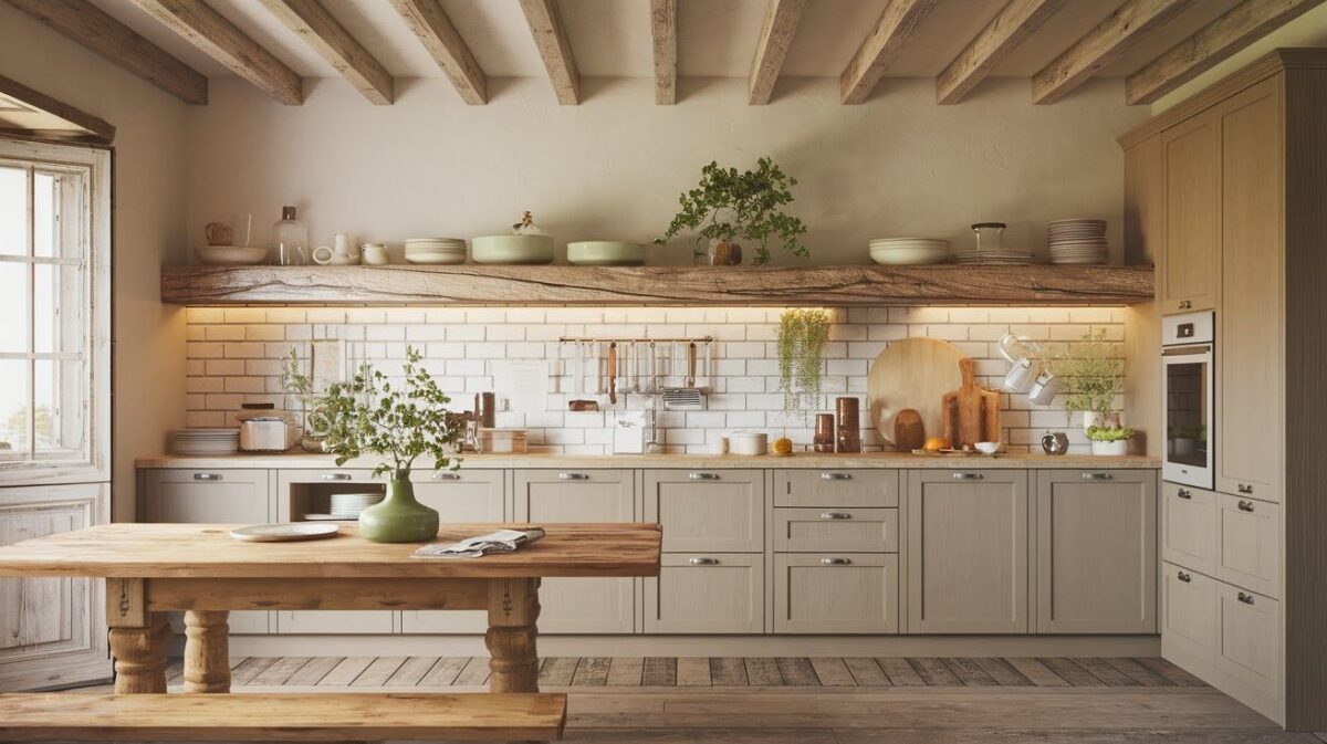 19 Beautiful Greige Kitchen Cabinets Ideas & Guide - WillyHomes