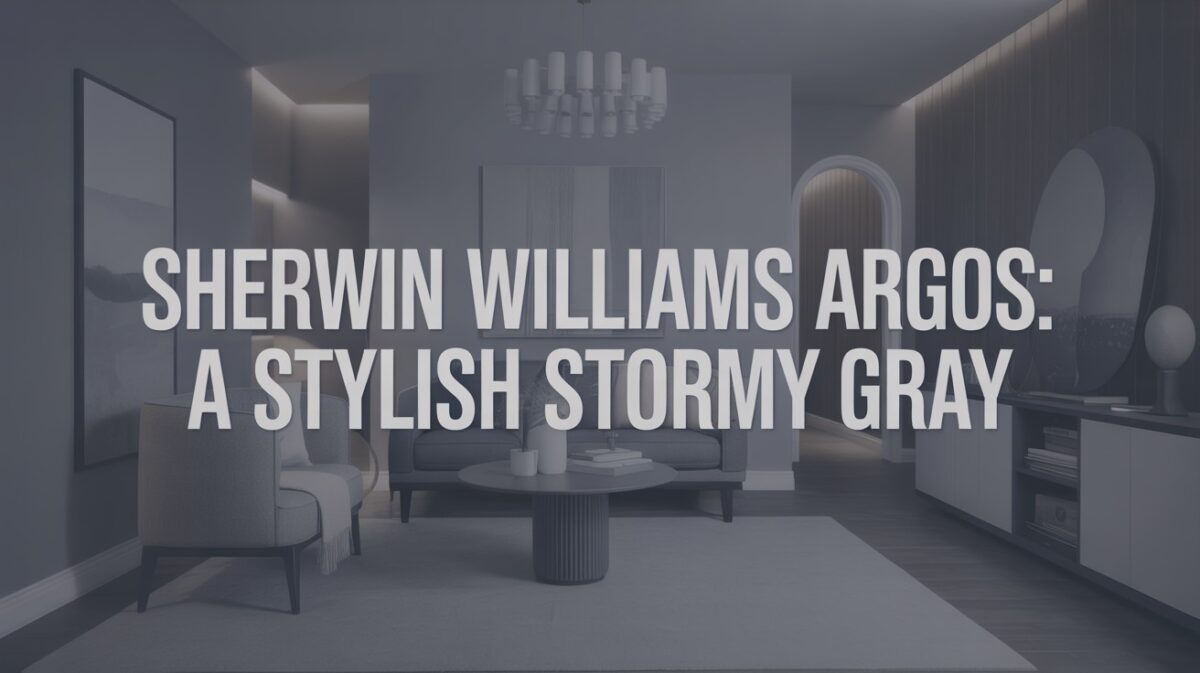 Sherwin Williams Argos: A Stylish Stormy Gray - WillyHomes