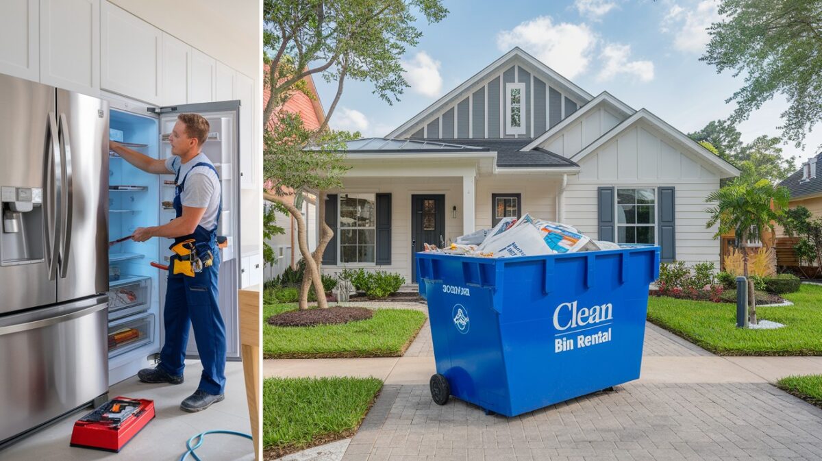 How Fridge Repairs and Waste Bin Rentals Save Time on Home Projects ...