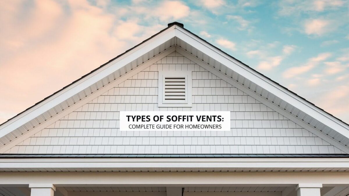 7 Types of Soffit Vents: Complete Guide for Homeowners - WillyHomes