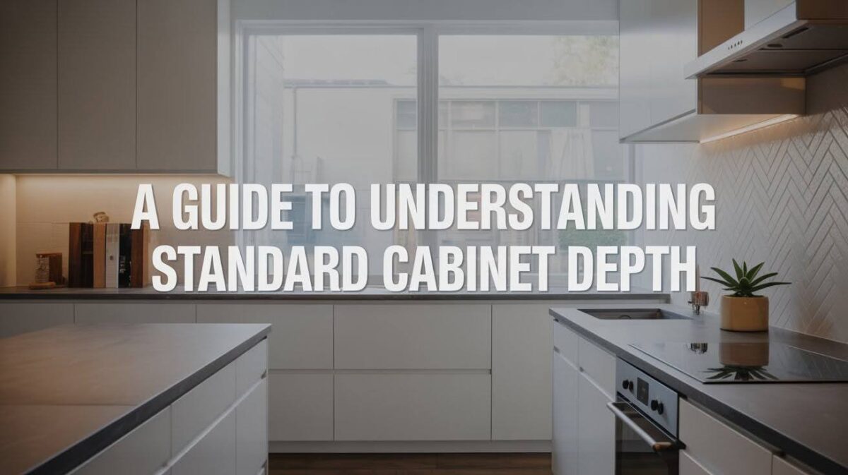A Guide to Understanding Standard Cabinet Depth - WillyHomes