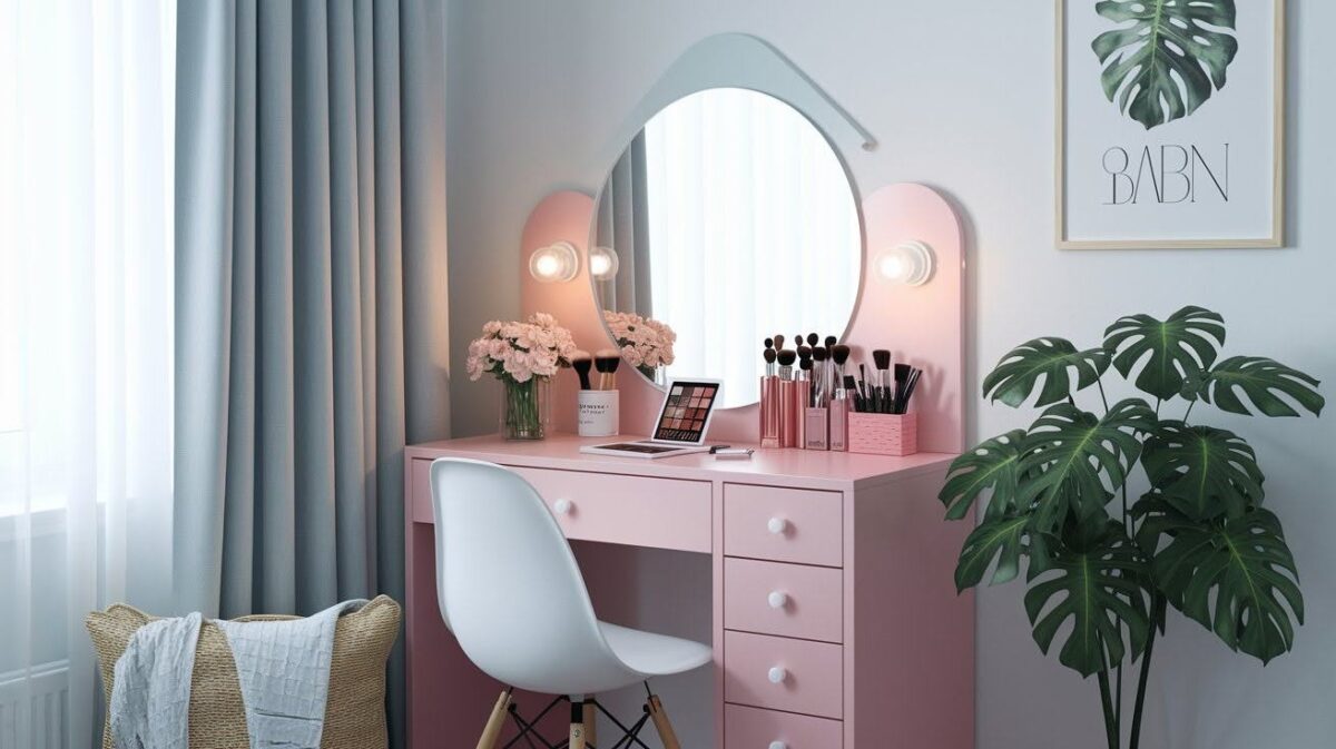 27 Creative Ideas for a Homemade DIY Makeup Vanity - WillyHomes