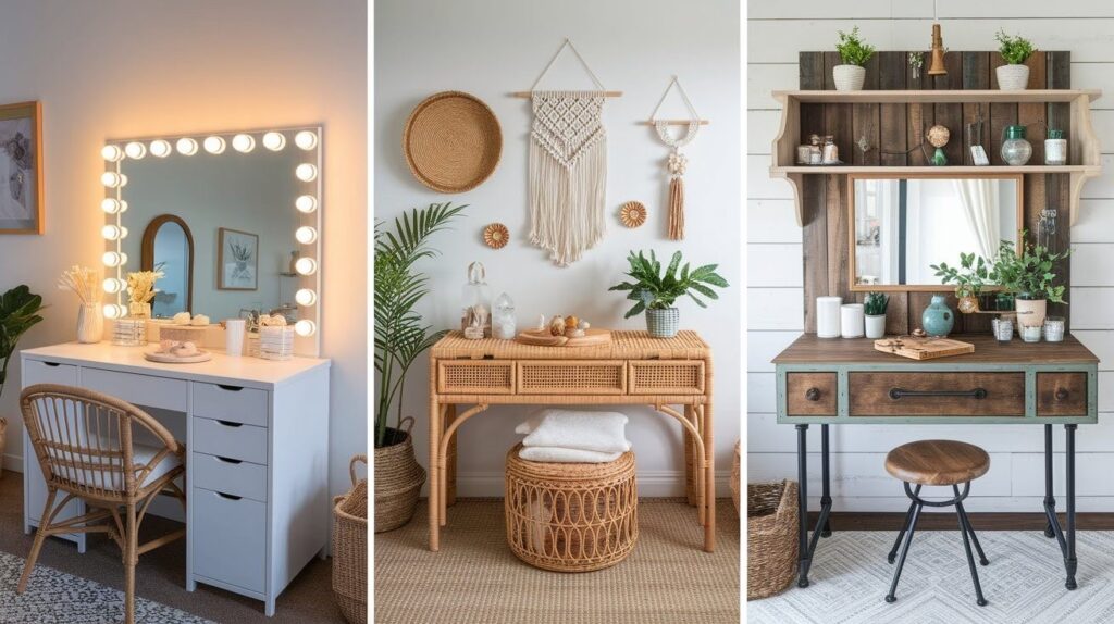 27 Creative Ideas for a Homemade DIY Makeup Vanity - WillyHomes