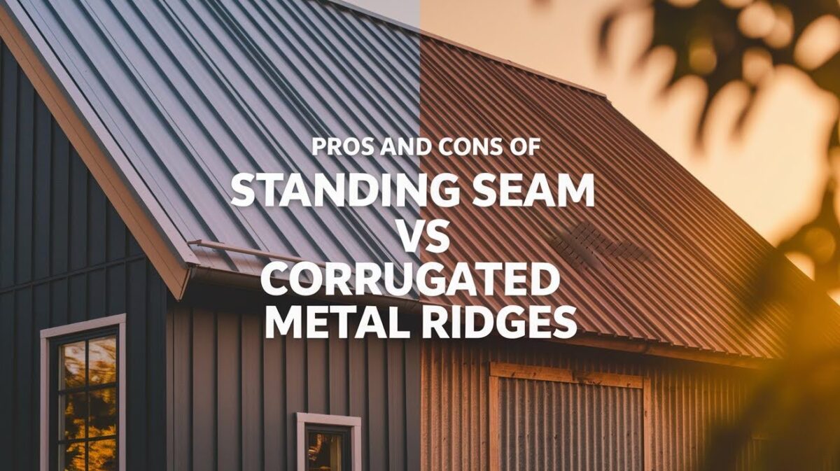 Pros and Cons of Standing Seam vs Corrugated Metal Roof - WillyHomes