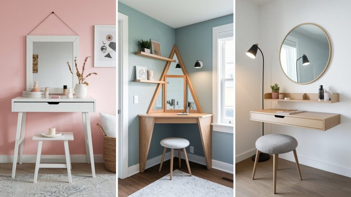 27 Creative Ideas for a Homemade DIY Makeup Vanity - WillyHomes